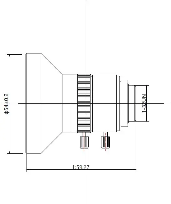 Lens met brandpuntsafstand 4 mm | PCE Instruments