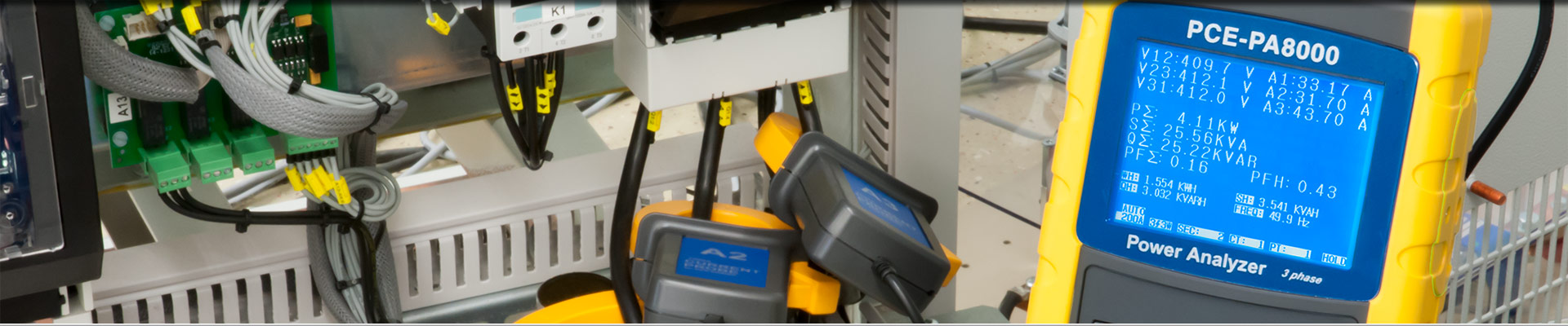 Three Phase Power Meter / 3-Phase Power Analyzer | PCE Instruments