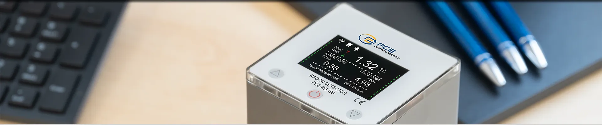 Radon meter / Radon detector | PCE Instruments