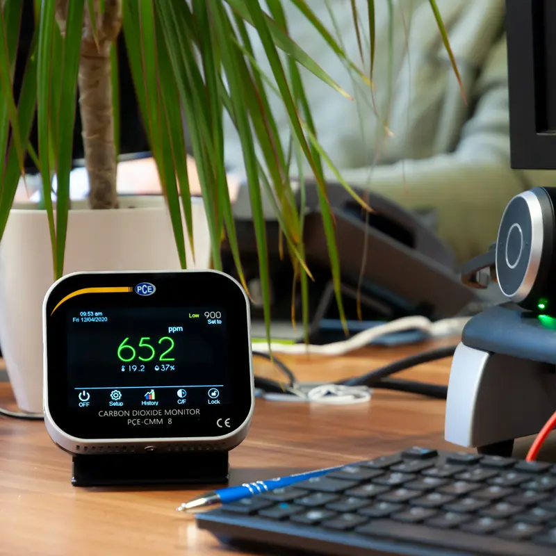 CO2 Analyser PCE-CMM 8-ICA incl. ISO Calibration Certificate | PCE ...