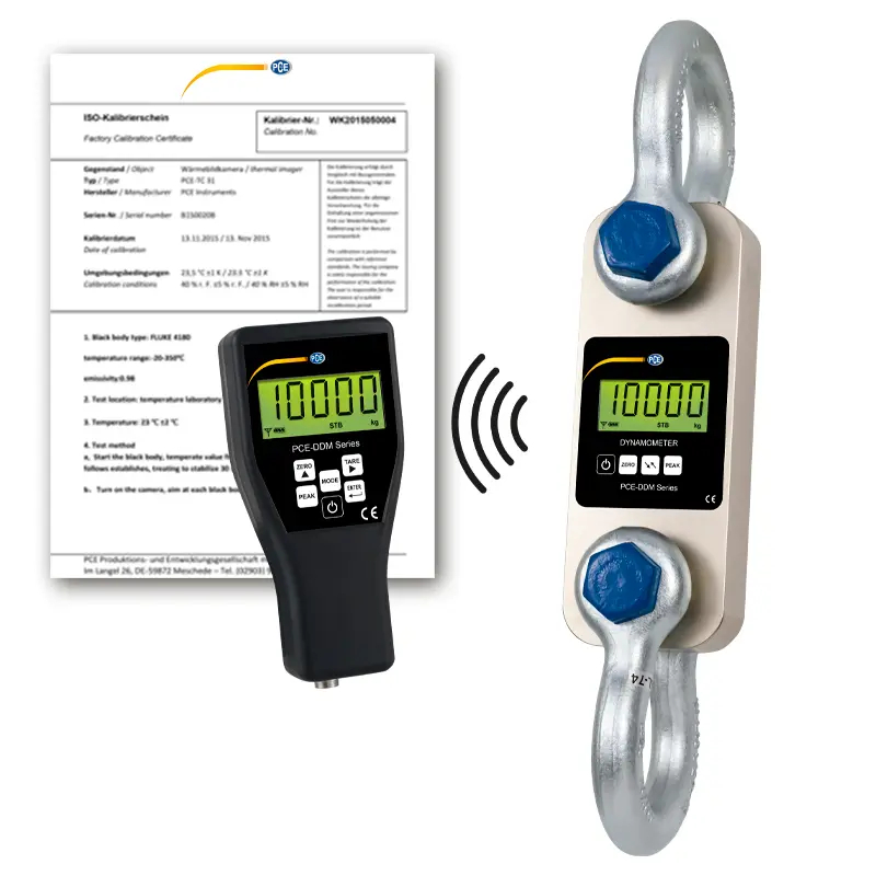 Crane Scale PCE-DDM 10-ICA Incl. ISO Calibration | PCE Instruments