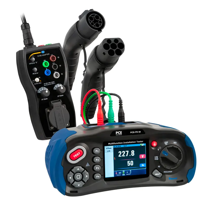 Electric Vehicle EV Tester / EV Test Instrument PCE-EVSE-KIT2 | PCE ... Electric Vehicle EV Tester / EV Test Instrument PCE-EVSE-KIT2 | PCE ...