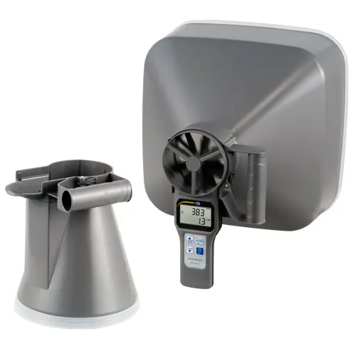 Multifunction Air Flow Meter with Capture Hoods PCE-VA 20-SET | PCE ...