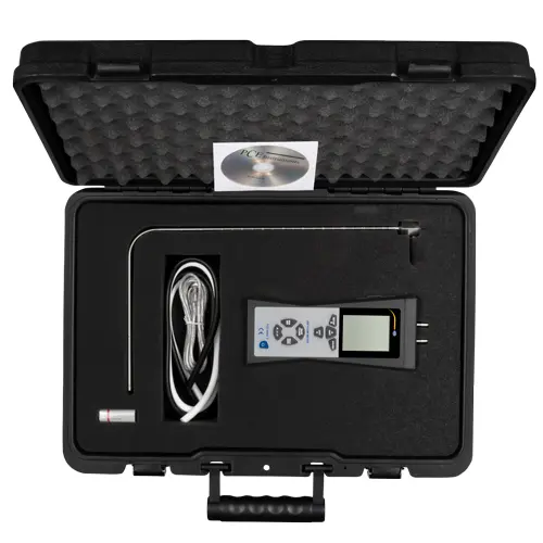 Pitot Tube Anemometer PCE-HVAC 2-ICA incl. ISO Calibration Certificate ...