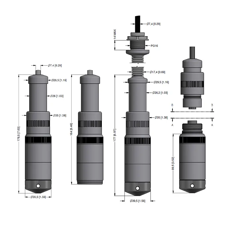 Pressure / Fill Level Sensor PCE-SLS 10 | PCE Instruments