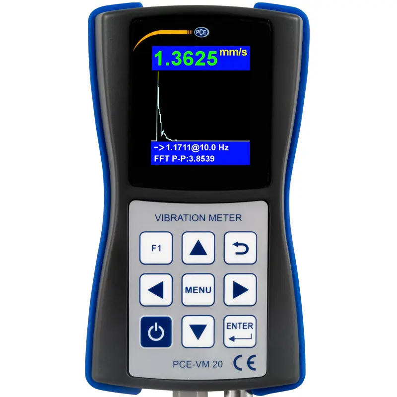 Vibration Analyzer PCE-VM 20-ICA incl. ISO Calibration Certificate ... Vibration Analyzer PCE-VM 20-ICA incl. ISO Calibration Certificate ...