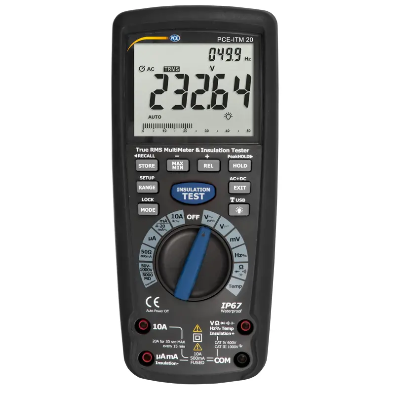 Amperímetro PCE-ITM 20 | PCE Instruments