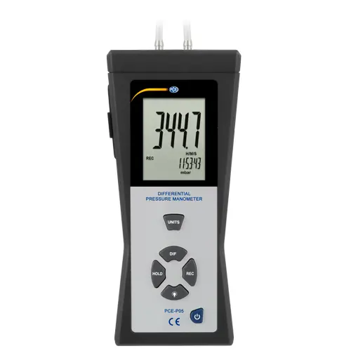 Manómetro PCE-P05-ICA incl. certificado de calibración ISO | PCE Instruments