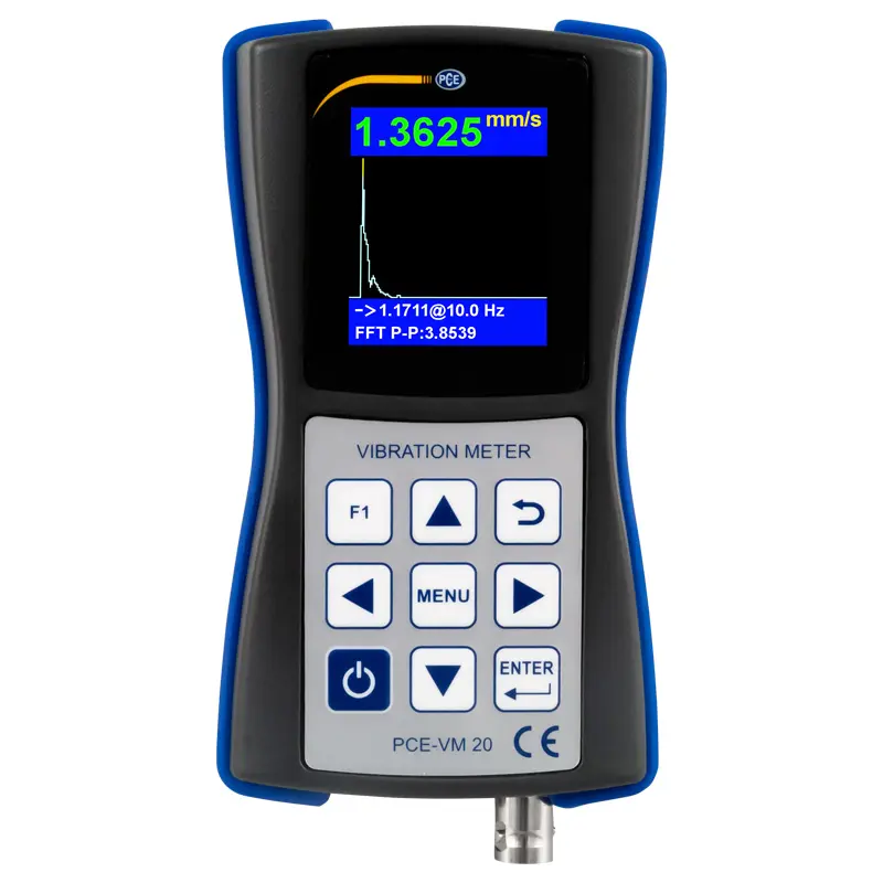Vibrómetro PCE-VM 20-ICA incl. certificado de calibración ISO | PCE ...