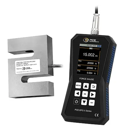 Dynamomètre PCE-DFG 20K X-ICA avec certificat d'étalonnage ISO | PCE ...