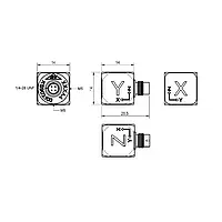 Akcelerometr trójosiowy (standard IEPE) | PCE Instruments