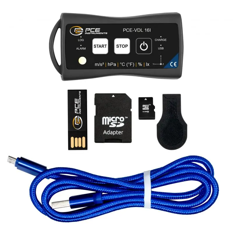 Registrador de dados PCE-VDL 16I | PCE Instruments